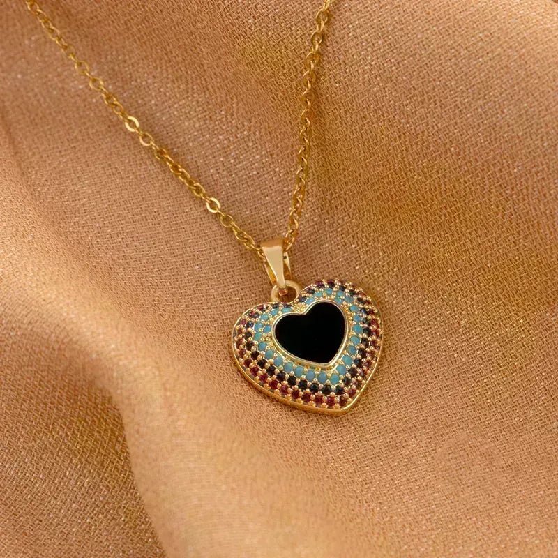 Κολιέ με καρδιά - charmy.gr